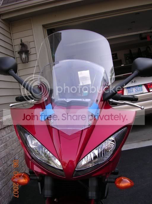 Comparison between Calsci and Stock Windshields | Sport Bikes