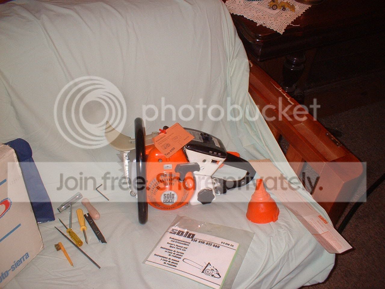 Solo 650 N.i.b For Sale | Arborist, Chainsaw & Tree Work Forum