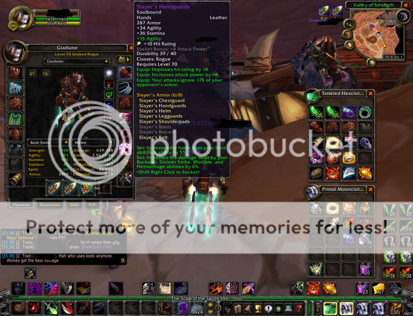 WTS 7/8 T6 UD Rogue PvP Glad | 7/16 T6 Shaman PvE | Pics - EpicNPC